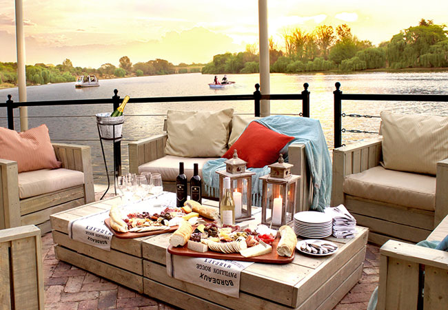 Restaurant at Pont de Val Estate in Parys, Free State