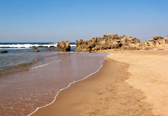 Umdloti Beach in Umdloti, Durban